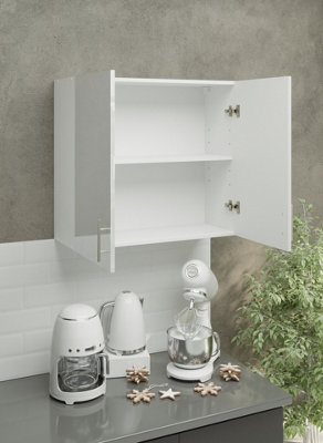JD Greta Kitchen Wall Unit 800mm Storage Cabinet With Doors and Shelf ...