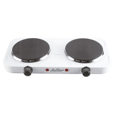 JEAN PATRIQUE DUO COOK 2000W DOUBLE ELECTRIC HOT PLATE DUAL BURNER ...