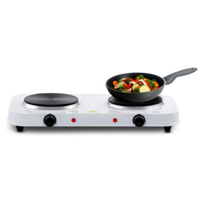 JEAN PATRIQUE DUO COOK 2000W DOUBLE ELECTRIC HOT PLATE DUAL BURNER ...