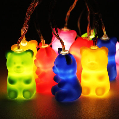 Jelly Bear String Lights (Battery Powered)