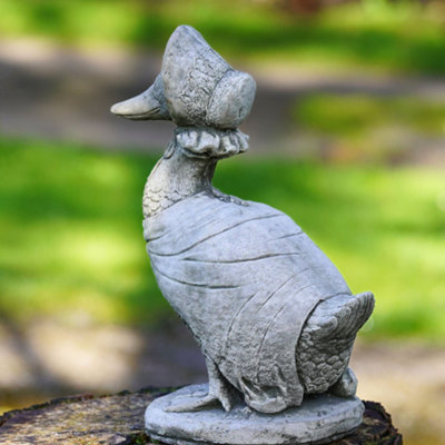 Jemima Puddle Duck Stone Statue Beatrix Potter British Made Outdoor ...