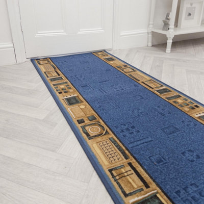 Jena Hallway Runner Rug - Hardwearing, Non-Slip & Durable Carpet for ...