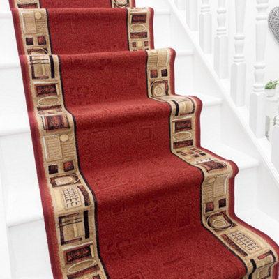 Jena Stair Runner - Hardwearing, Non-Slip & Durable Carpet for Stairs ...