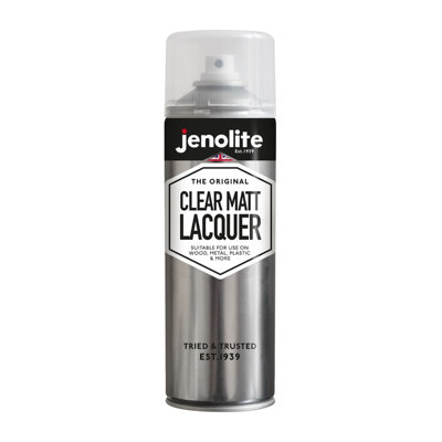 Jenolite Clear Lacquer Spray - Matt - 500ml - 2-Pack