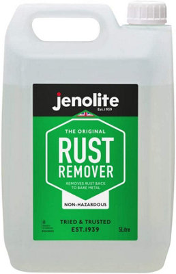 JENOLITE Non-Hazardous Tank Rust Remover - Iron, Steel, Chrome, Copper ...