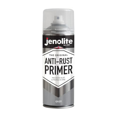Jenolite Rust Resistant Anti-Rust Primer Spray - Grey - 400ml