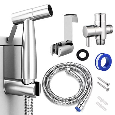 Jet Handheld Bidet Toilet Spray Muslims Hygienic Shattaf Douche Shower ...
