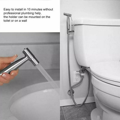 Jet Handheld Bidet Toilet Spray Muslims Hygienic Shattaf Douche Shower ...