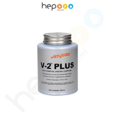 JET-LUBE V-2 PLUS MULTI-PURPOSE JOINTING COMPOUND 236ML SEALS WATER ...