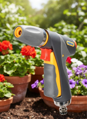 Jet Spray Pro Gun - 3-Pattern Professional Garden Spray Gun with ...