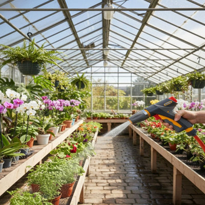 Jet Spray Pro Gun - 3-Pattern Professional Garden Spray Gun with ...