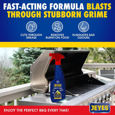 Jeyes BBQ Cleaner (6 x 750ml) - Fast-Acting Formula Cuts Through Burnt ...