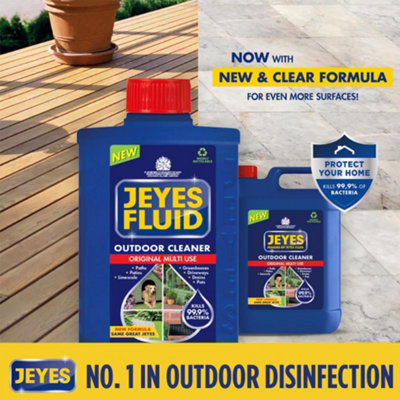 Jeyes Fluid 1 Litre Outdoor Cleaner(Pack of 3)