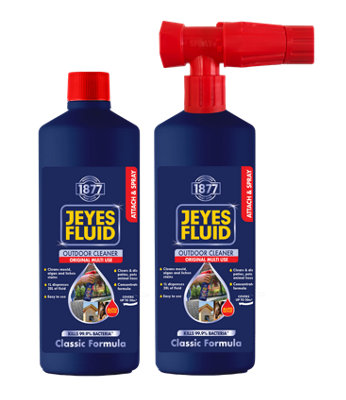 Jeyes Fluid Classic Attach and Spray Outdoor Cleaner 2 x 1L - Phenolic ...