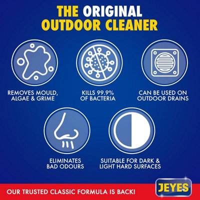 Jeyes Fluid Classic Original Outdoor Cleaner 5L Tin