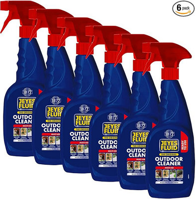 JEYES FLUID OUTDOOR CLEANER SPRAY (6 X 750ML) - READY TO USE ...