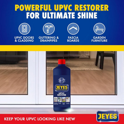 Jeyes UPVC Reviver 1L - Heavy Duty UPVC Cleaner and Restorer for ...