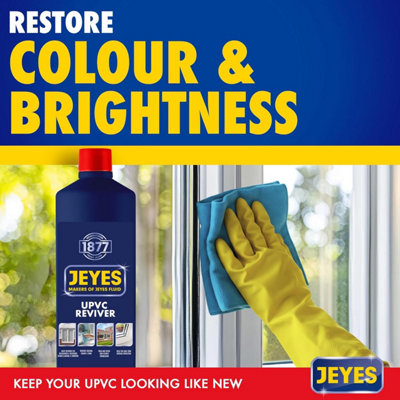 Jeyes UPVC Reviver 1L - Heavy Duty UPVC Cleaner and Restorer for ...