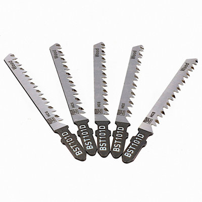 Jigsaw Blades 6 TPI with T Shank Cutting Wood Plastics Less Than 50mm ...