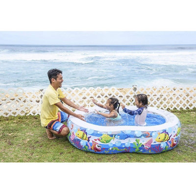 Jilong Figure 8 Pool - Large Swimming Pool for Children with Fun Sea ...