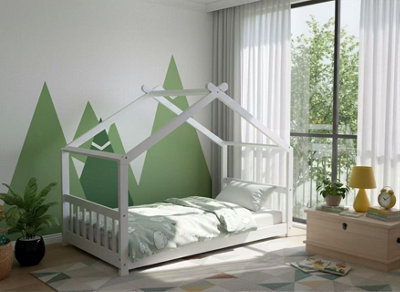 Jinsen Standard Single Cottage Bed White