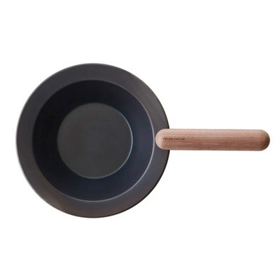 JIU Black Spun carbon steel Iron Cooking Pot (Medium)