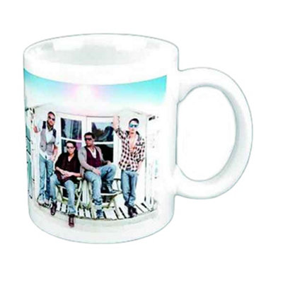 JLS Beach Hut Stoneware Mug Multicoloured (One Size)