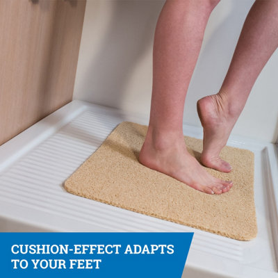 JML Hydro Wonder Beige- Super-comfy shower mat that never stains or ...