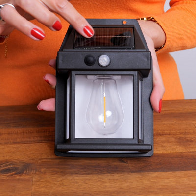 JML - Luma Lantern The motion-activated and solar-powered outdoor light