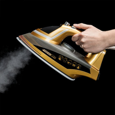 JML Phoenix Gold - Ceramic Steam Iron with Built-In Steam Generator
