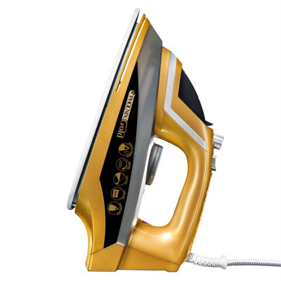 JML Phoenix Gold - Ceramic Steam Iron with Built-In Steam Generator