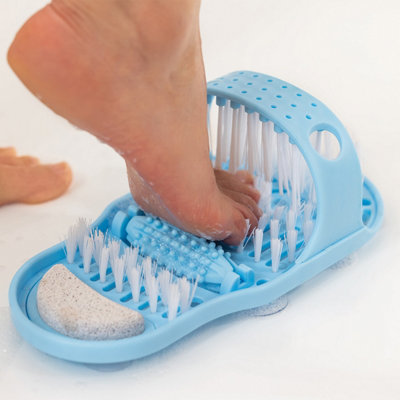 JML - Showerfeet Mint The no-bending foot scrubber, cleaner and massager