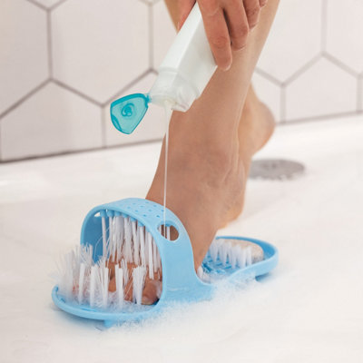 JML - Showerfeet Mint The no-bending foot scrubber, cleaner and massager