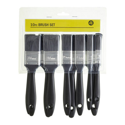 Job Done Budget Synthetic Paint Brush Set 10pc