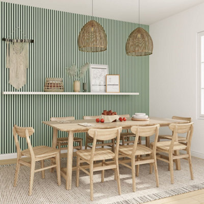 Jobu Home - Acoustic Wall Panels in Pastel Green with Black Backing ...