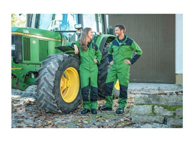 John Deere Field Overalls Green Button Size 48