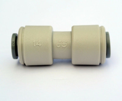John Guest PI0408S - 1/4" Push Fit Straight x 1/4" Push Fit Straight