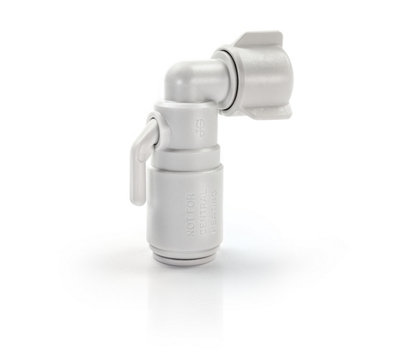 John Guest Speedfit 15mm x 1/2" BSP Elbow Angled Valve (Pack of 5 ...