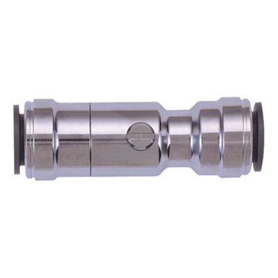 John Guest Speedfit Pre Pack Chrome Service Valve 22mm 22HSVP | DIY at B&Q