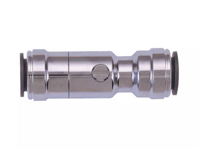 John Guest Speedfit Push Fit Chrome Service Valve 10mm Pack of 2 for ...