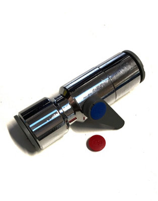 John Guest Speedfit Service Valve with Hdl 22 Chrome Plated | DIY at B&Q