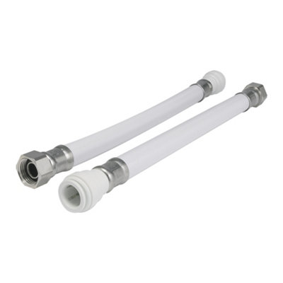 John Guest Speedfit White PVC Hose 1000mm-15mm X 1/2" TC (1 Piece)