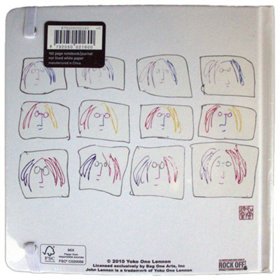 John Lennon Imagine Notebook White (One Size)