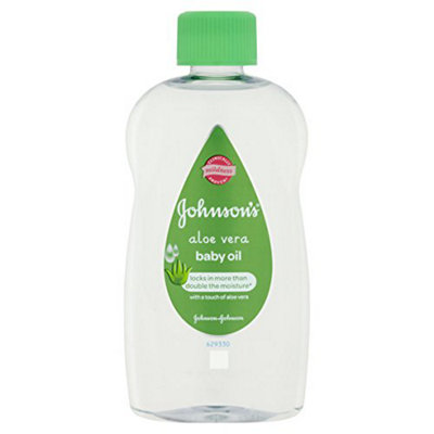 Johnsons Baby Oil with Aloe Vera 300 ml - Pack of 6
