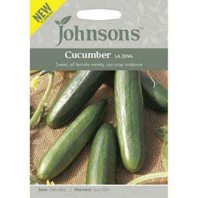 Johnsons Cucumber La Diva Seeds