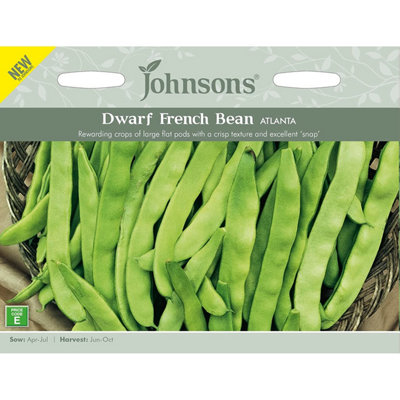 Johnsons Dwarf French Bean Atlanta Seeds