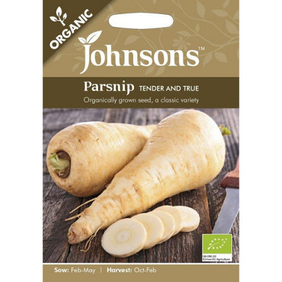 Johnsons Organic Parsnip Tender And True Seeds