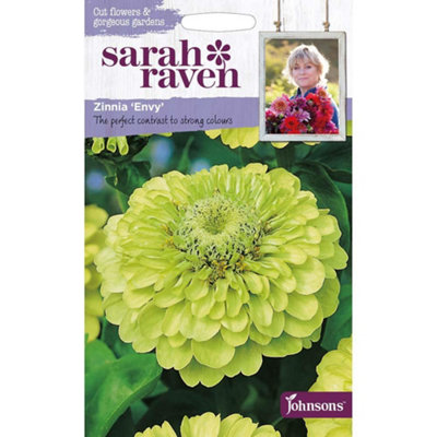 Johnsons Sarah Raven Zinnia Envy Seeds