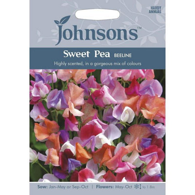 Johnsons Sweet Pea Beeline Flower Seeds