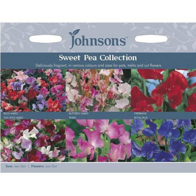 Johnsons Sweet Pea Collection Flower Seeds